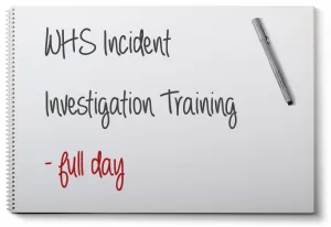 WHS Incident Investigation Training | Safety Australia Group